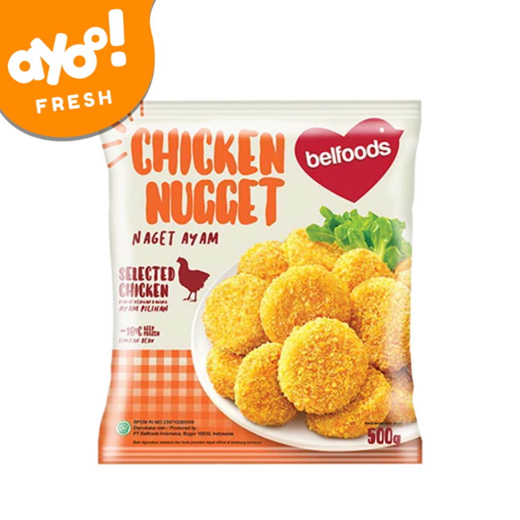 Jual Belfoods Favorite Chicken Nugget 500 g Pack | Shopee Indonesia