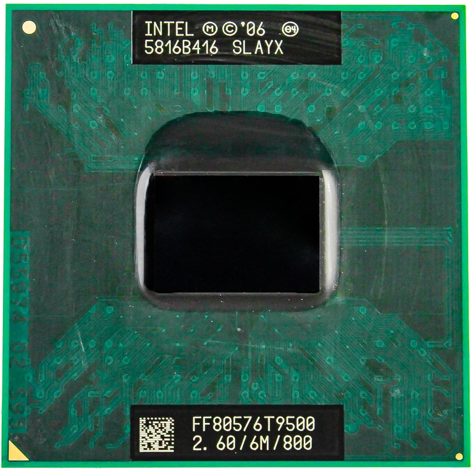 Jual PREORDER CPU laptop Core 2 Duo T9500 CPU 6M Cache/2.6GHz/800/Dual ...