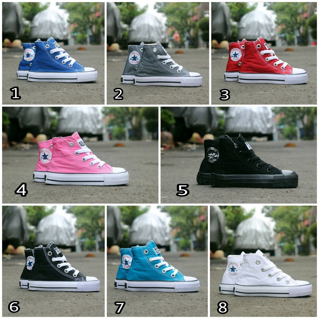Jual Sepatu Converse high Anak Grade Ori/ Converse kids / All star Anak ...