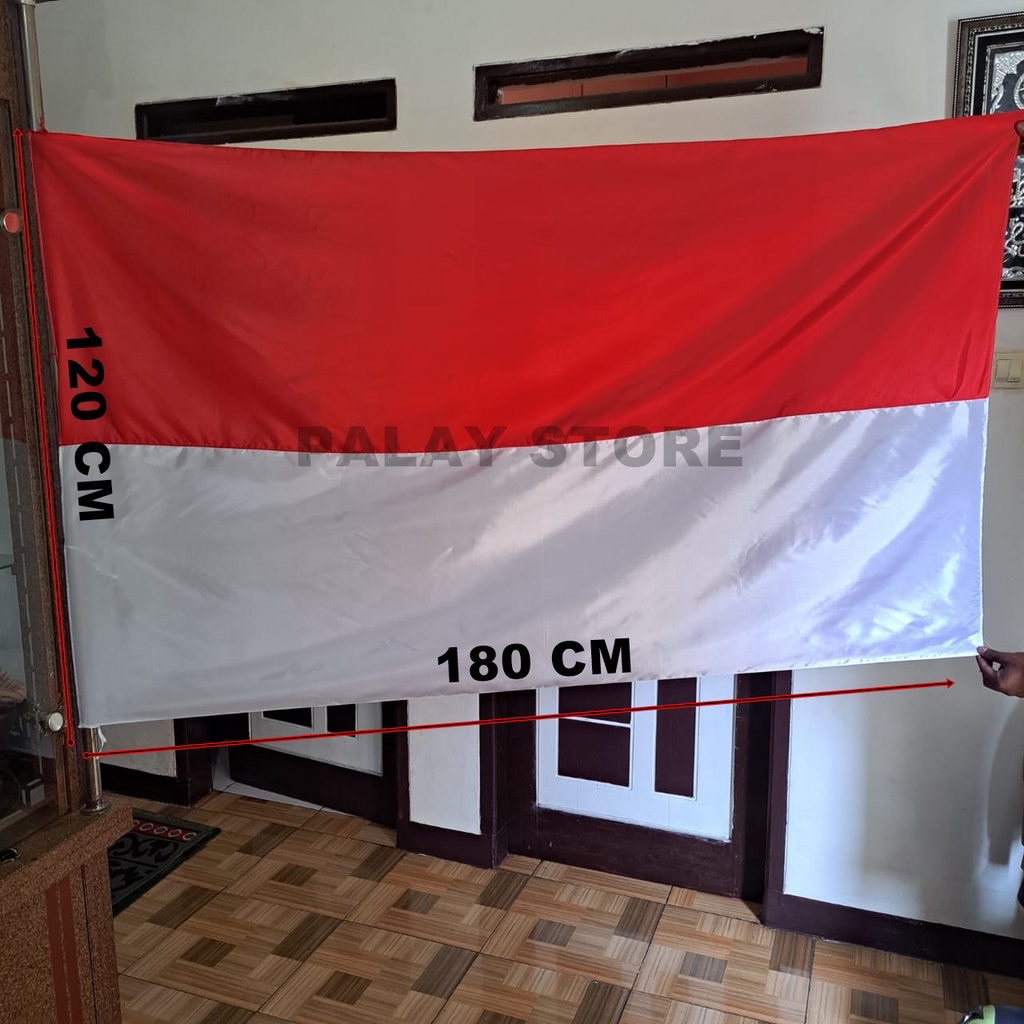 Jual BENDERA MERAH PUTIH 180 cm x 120 cm / BENDERA INDONESIA BESAR ...