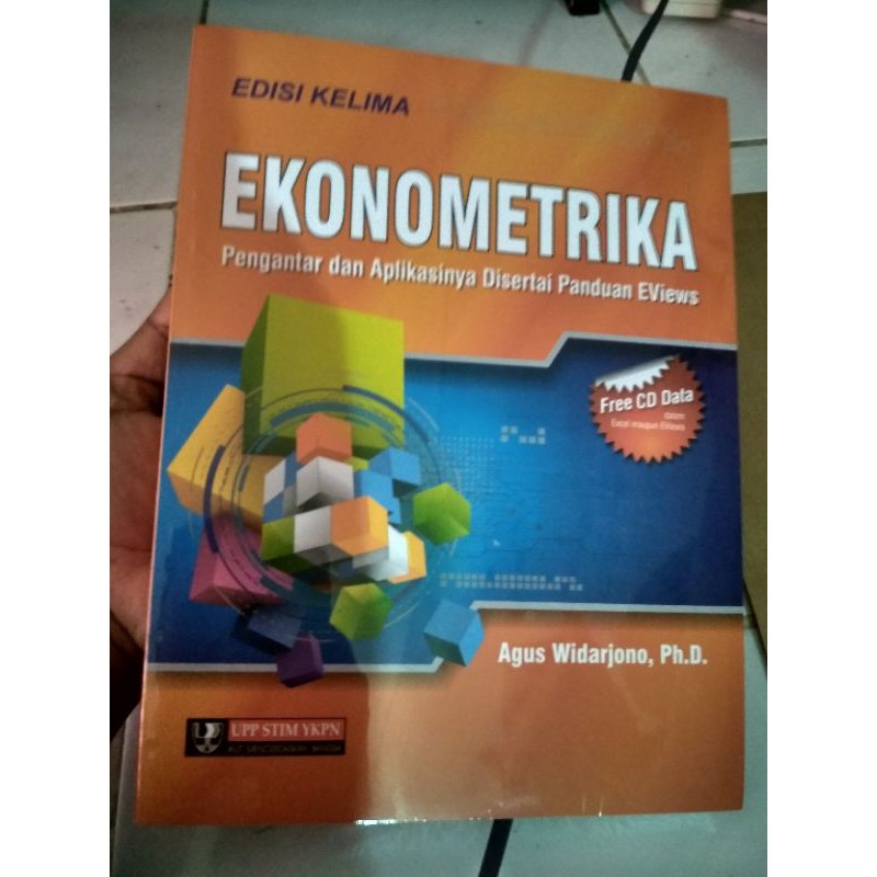 Jual Ekonometrika: Pengantar dan Aplikasinya Disertai Panduan Eviews ...