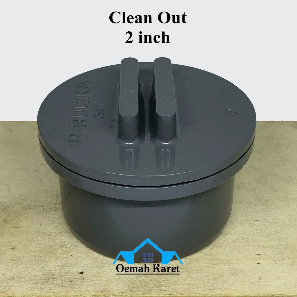 Jual Sambungan Tutup Pipa atau Clean Out CO Rucika 2 inch | Shopee ...