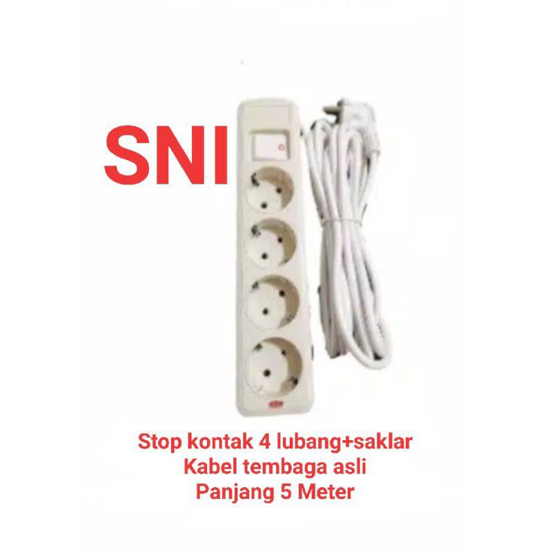 Jual kabel roll/colokan/stop kontak 3meter/5meter | Shopee Indonesia