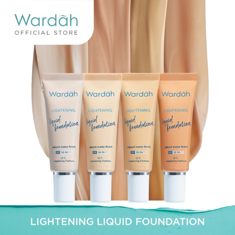 Jual Wardah Lightening Liquid Foundation | Shopee Indonesia