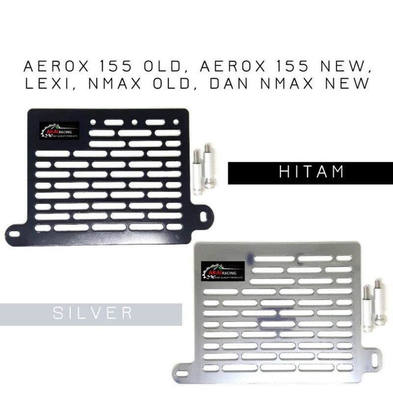 Jual Tutup Radiator Cover Radiator Akai Racing Nmax,Nmax New,Aerox,Lexi ...