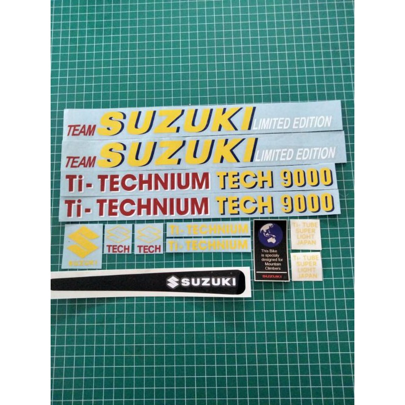 Jual stiker sepeda Suzuki tech 9000 | Shopee Indonesia