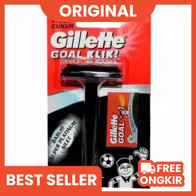 Jual Gillette Goal Klik Alat Cukur Kumis Dan Jenggot | Shopee Indonesia