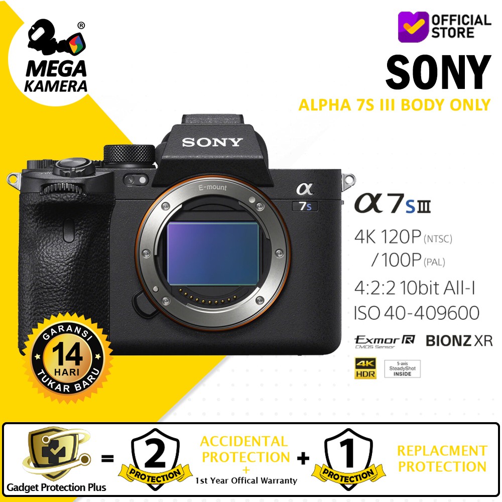 Jual Sony Alpha a7S III Mirrorless Digital Camera Body Only - A7SIII ...