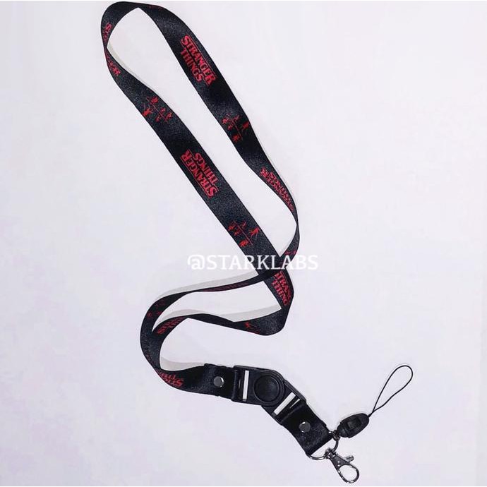 Jual Tali ID Lanyard Phone Strap Stranger Things Gantungan Handphone ...