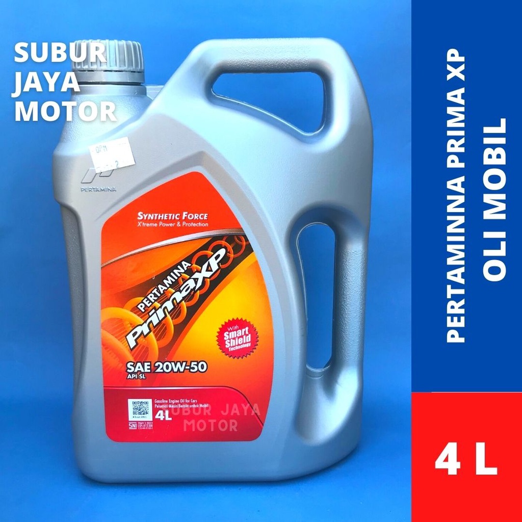 Jual PERTAMINA Prima XP Sae 20w-50 Oli Pelumas Mesin Mobil Bensin ...