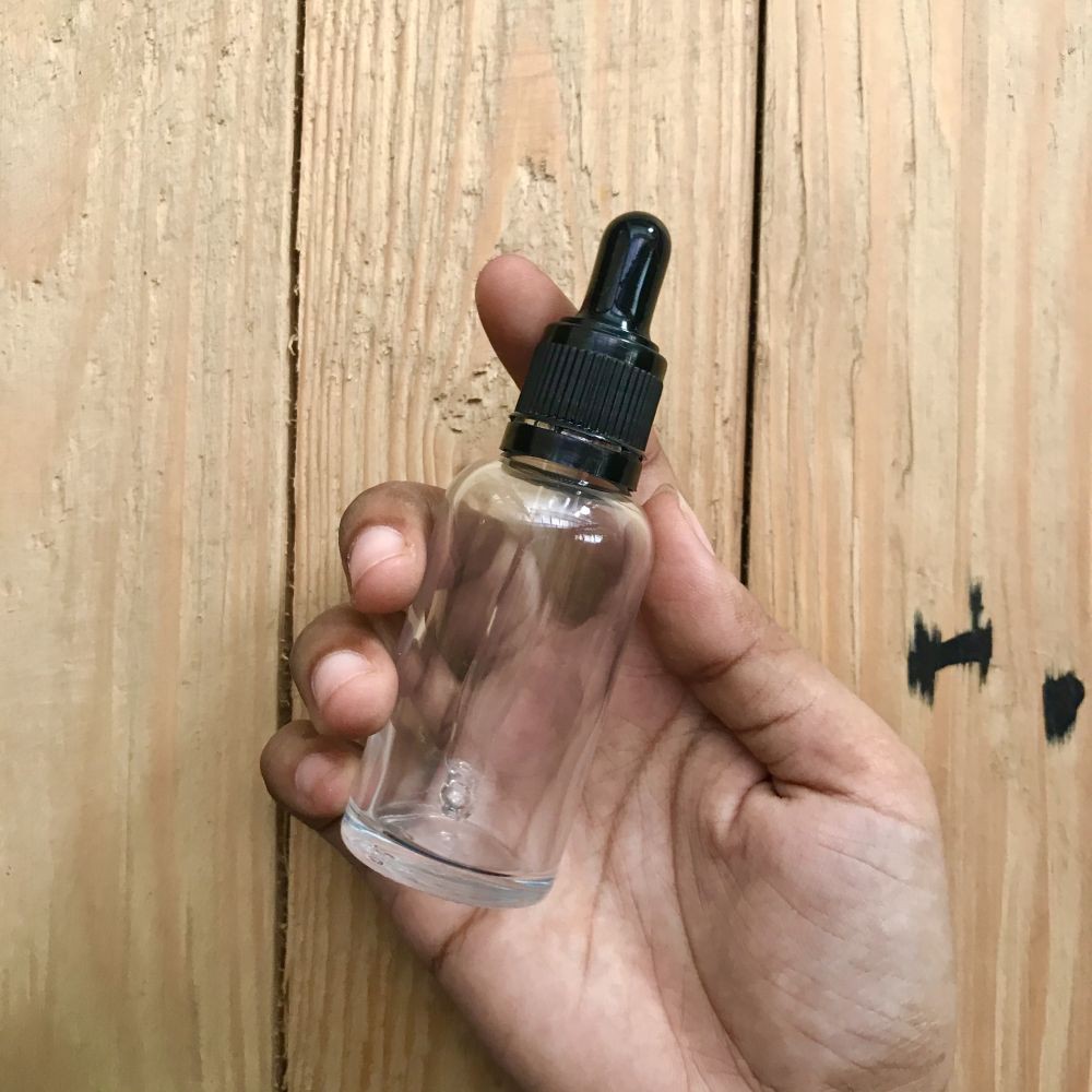 Jual Empty Clear Dropper Bottle / Glass Pipette / Botol Pipet Kaca 30ml ...