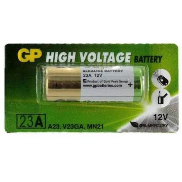 Jual BATERAI GP HIGH VOLTAGE 23A / BATRE GP 23AE FOR TRIGER LAMPU ...