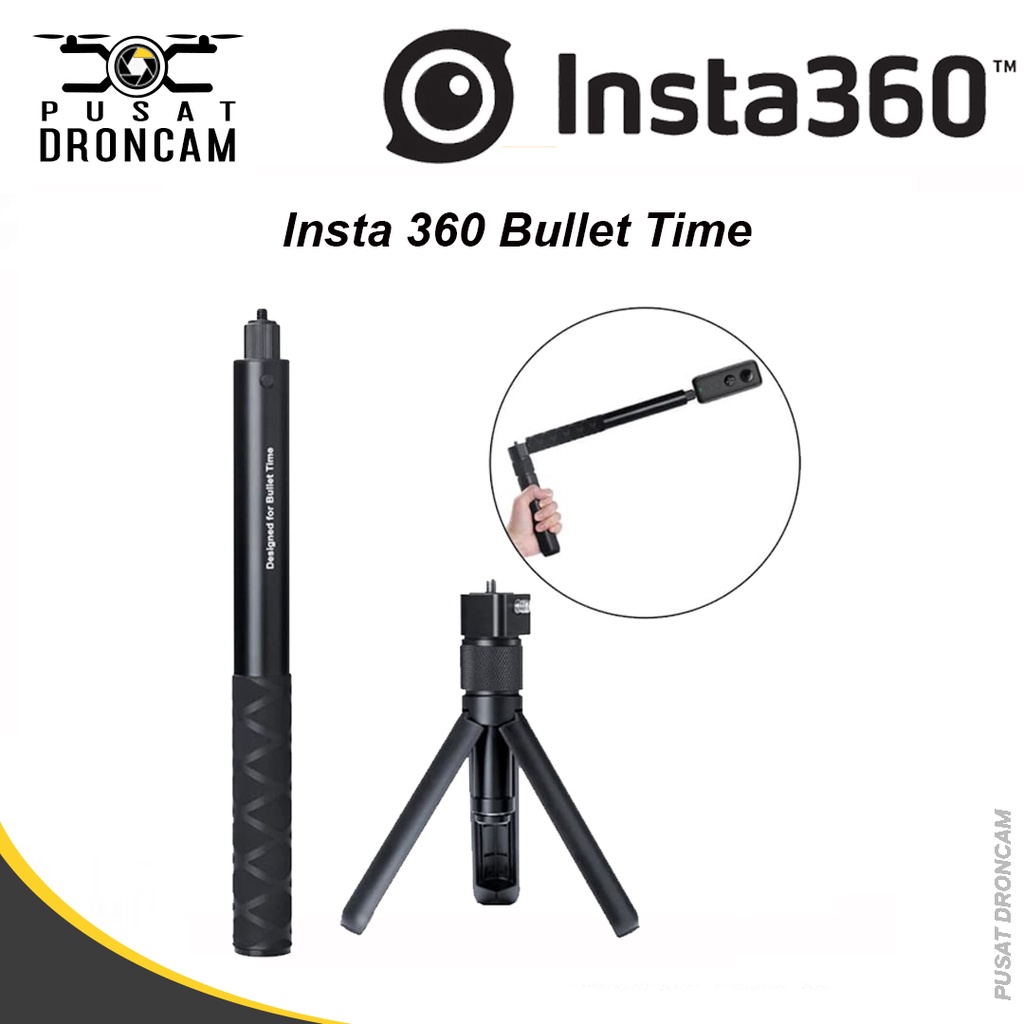 Jual Insta 360 Bullet Time Tripod Handle Invisible Stick Acc Bundle ...