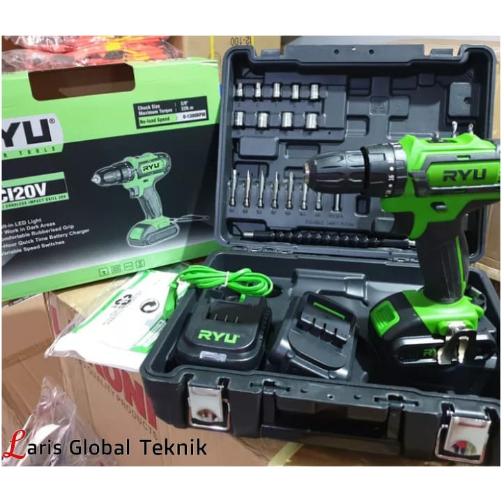 Jual Cordless Impact Drill Ryu RCI20V / RCI 20V Mesin Bor Baterai RYU | Shopee Indonesia