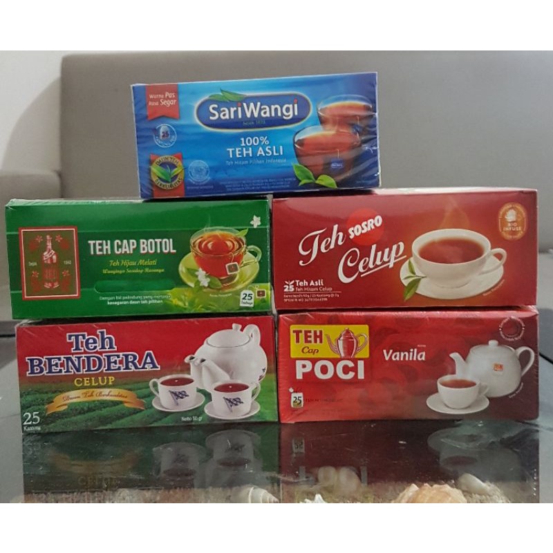 Jual teh celup kotak @25sch | Shopee Indonesia