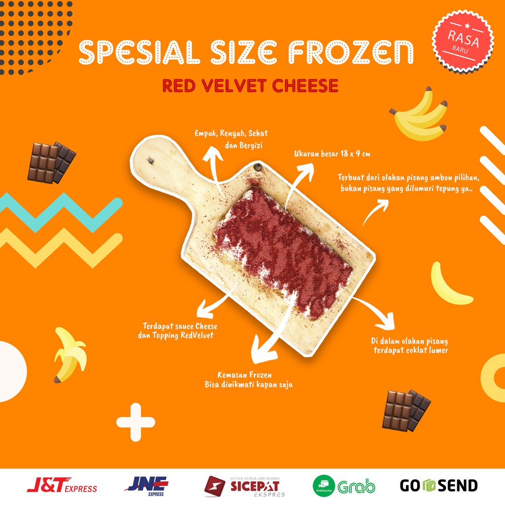 Jual RED VELVET CHEESE | NUGGET PISANG JUMBO MERK PISANG KEKINIAN UK ...