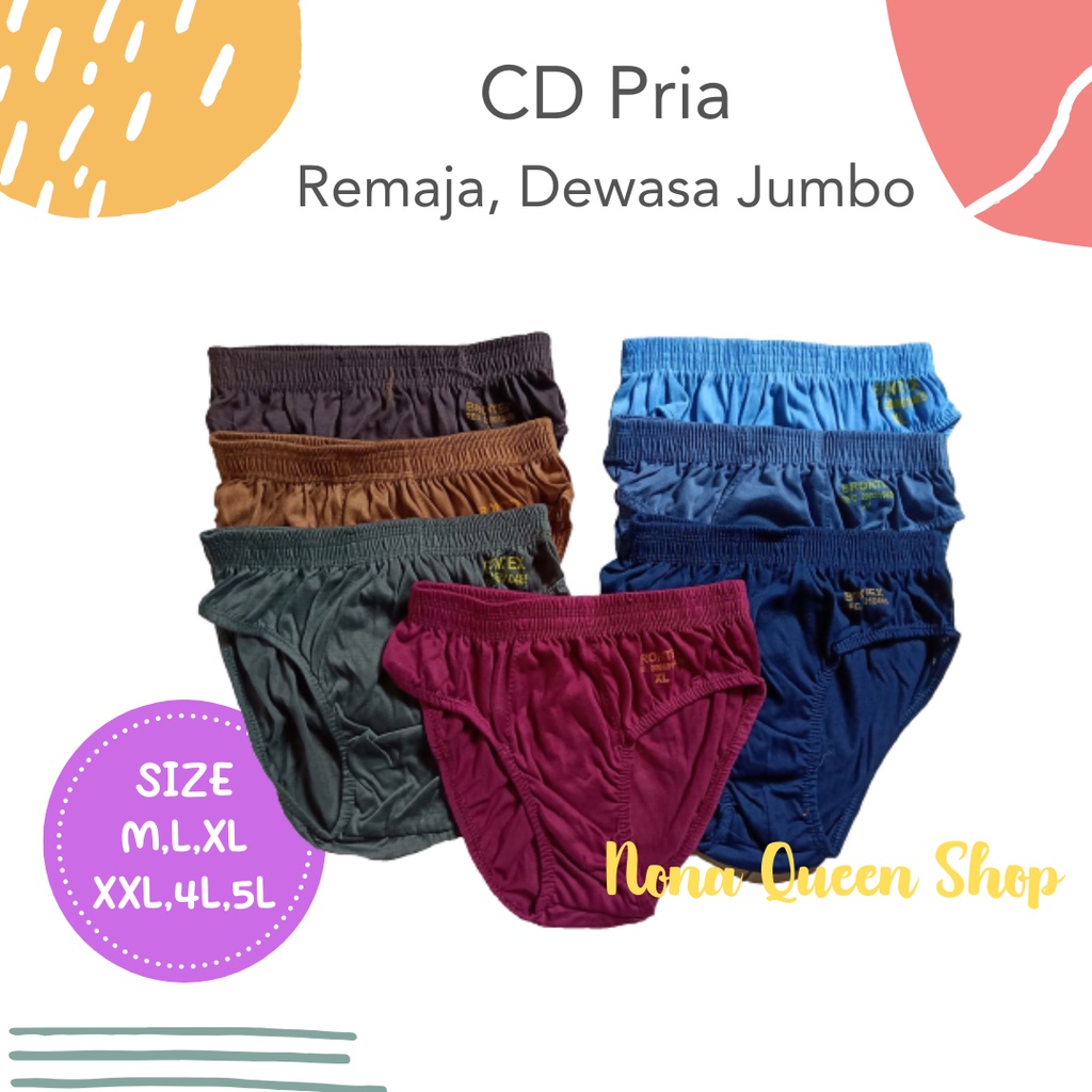 Jual Celana dalam pria lembaran Jumbo | sempak Harga grosir | Murah ...