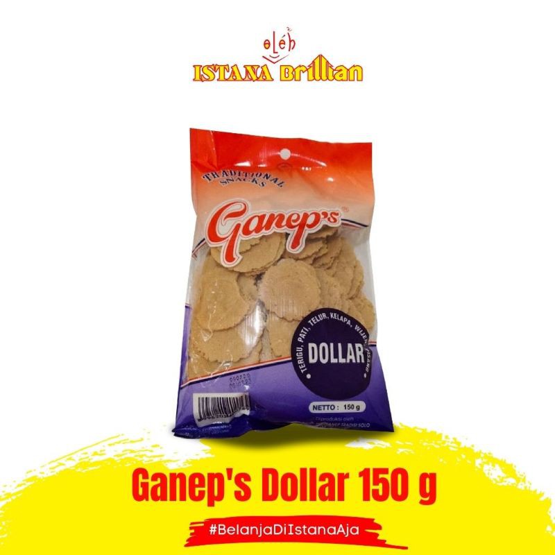 Jual Dollar 150gr Roti ganep /Oleh Oleh Khas Solo | Shopee Indonesia
