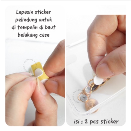 Jual Sticker Pelindung Mur Baut Casing HP sling chain tali rantai ...