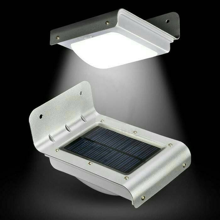 Jual LAMPU PAGAR TAMAN 16 LED SOLAR CELL /panel surya/matahari | Shopee ...