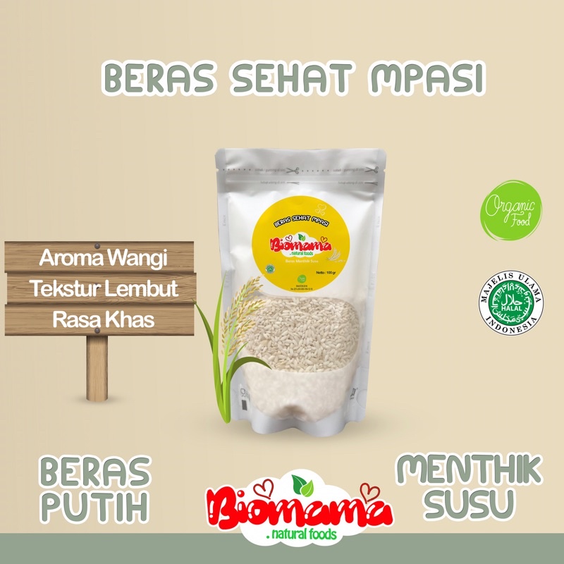 Jual BIOMAMA Beras MPASI Beras Bayi Beras ANAK Beras Sehat Beras Lembut ...