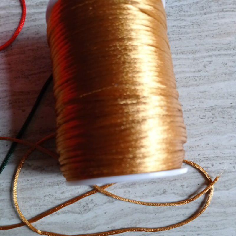 Jual Tali Satin Kancing Sengkelit Spaghetti Shanghai | Shopee Indonesia