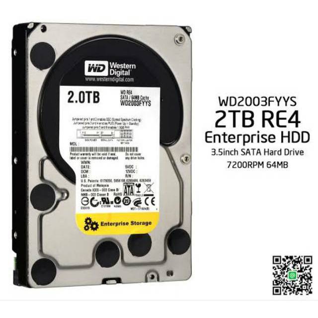 Jual Hardisk 2TB Black 2tb internal PC/CCTV 3.5inc hdd wd Black 2tb ...