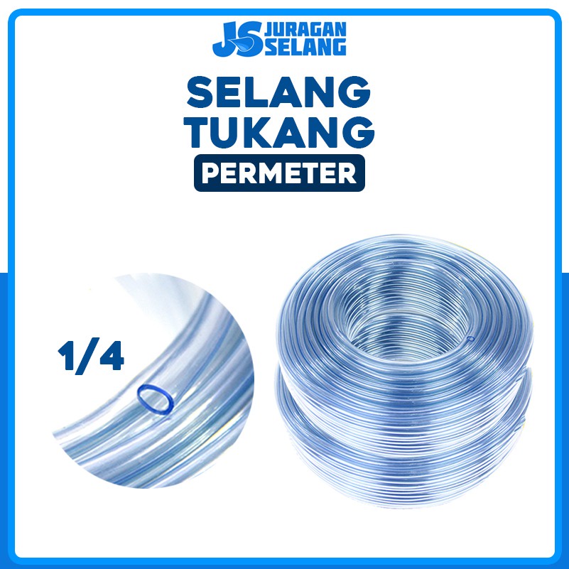 Jual JURAGAN Selang Air 1/4 Inch Permeter Selang Air Waterpass Selang Timbang Selang Tukang ...