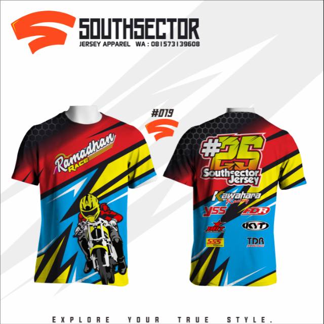 Jual Jersey Racing CUSTOM NAMA DAN NOMOR | Shopee Indonesia