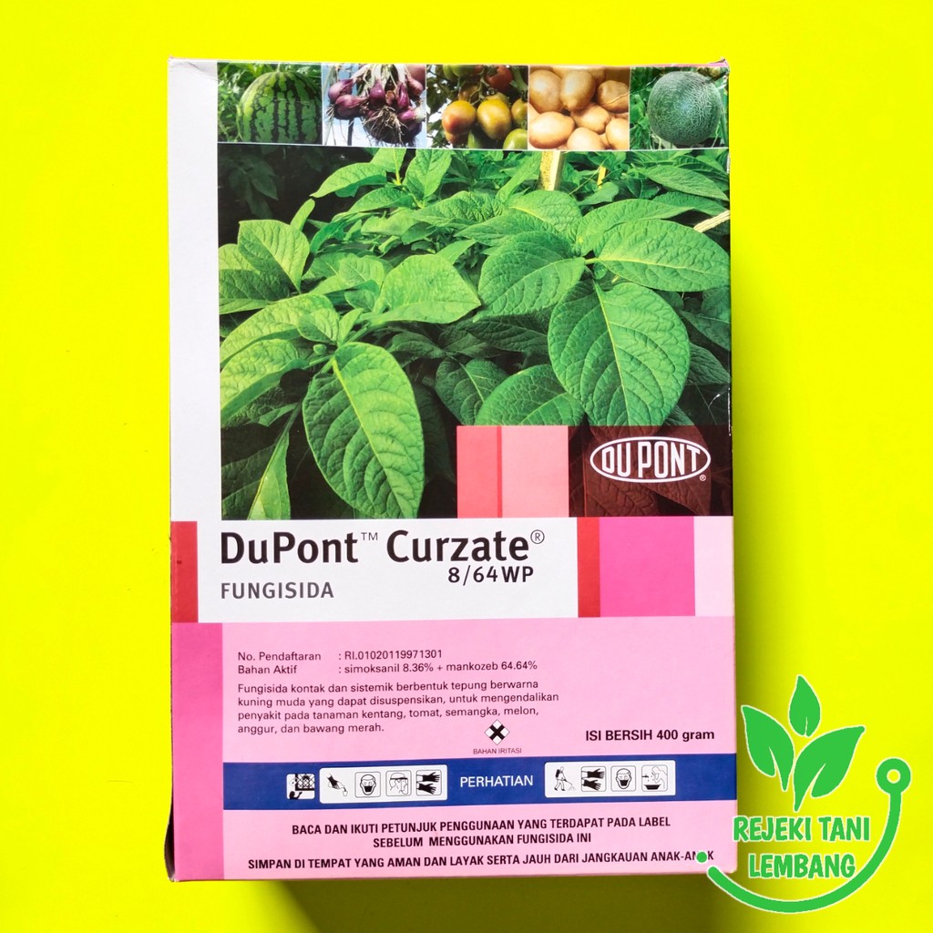 Jual FUNGISIDA CURZATE 8/64 WP 400 GR PENGENDALI PENYAKIT | Shopee ...