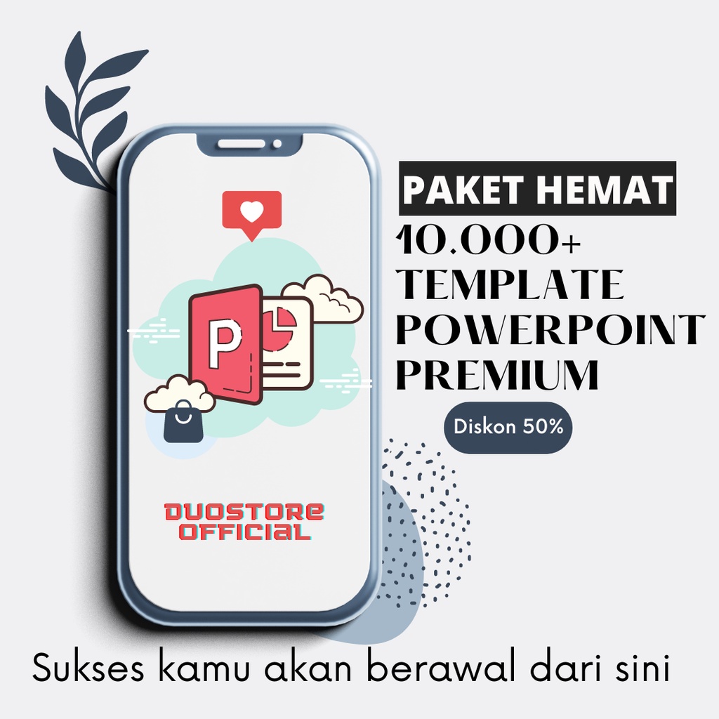 Jual [Paket Hemat] 10.000+ Premium Template PowerPoint Murah | Template ...