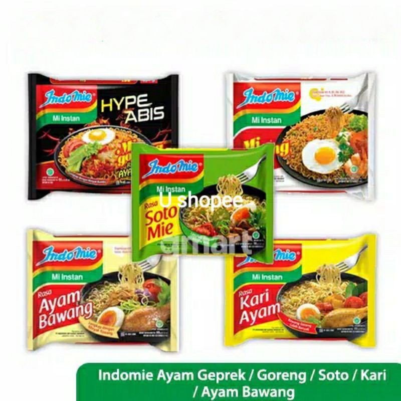 Jual Indomie (variant rasa) @5pcs | Shopee Indonesia