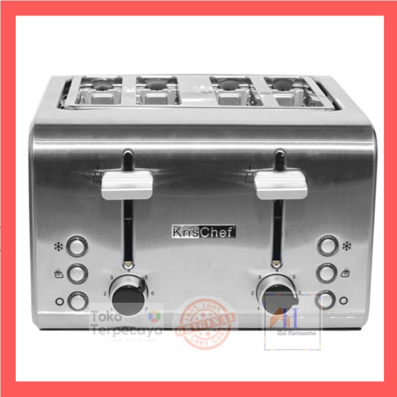 Jual Pemanggang Roti Toaster 4 Slice / TOASTER | Shopee Indonesia
