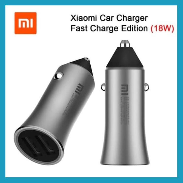 Jual CAR CHARGER XIAOMI ORIGINAL 2 USB OUTPUT SAVER MOBIL 5V / 3.6A ...