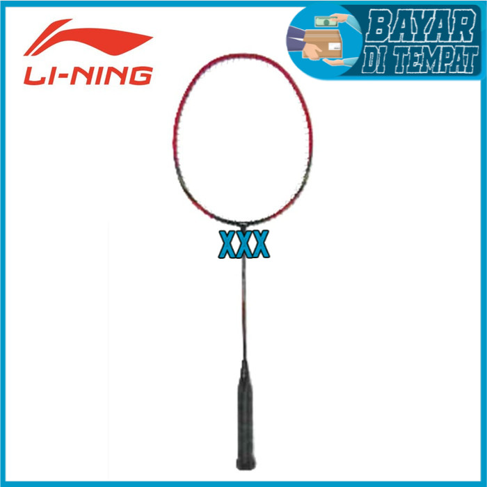 Jual ORIGINAL Li-Ning Badminton Racket Turbo X 50 G4 Black/Red FREE Bag ...