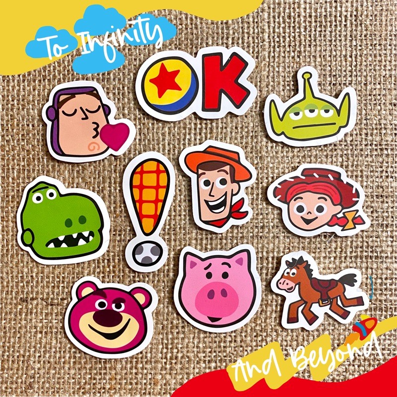Jual Toy Story sticker pack ( Deco sticker Polcos Sticker journaling ...