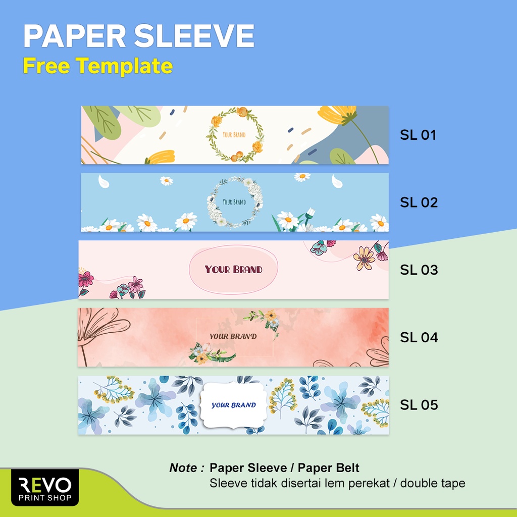 Jual Paper Belt / Paper Sleeve Packaging tanpa perekat / Label roll ...