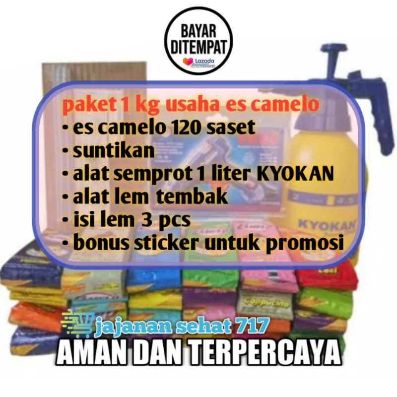 Jual PAKET USAHA ES CAMELO ES SUNTIK ES CREAM modal kecil untung besar ...