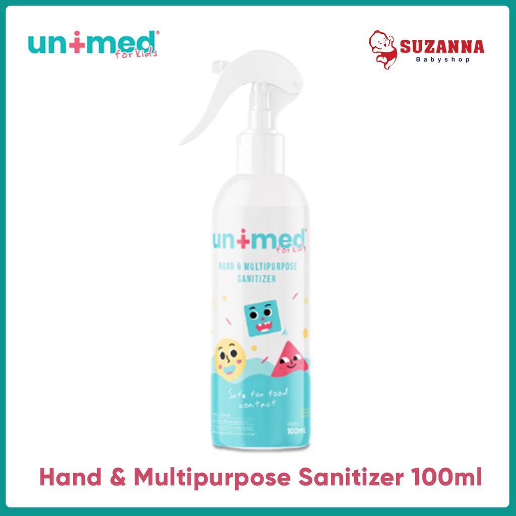Jual Unimed Kids - Hand and Multi Purpose Sanitizer 100ml | Shopee ...
