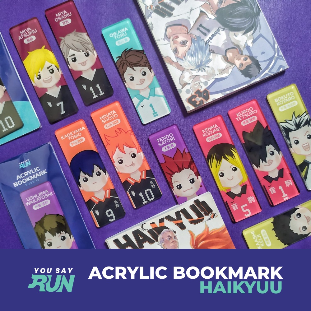 Jual Acrylic Bookmark Haikyuu | Shopee Indonesia