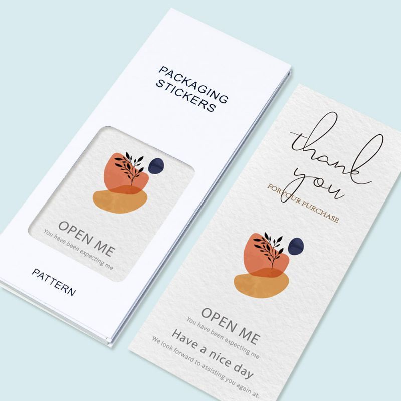 Jual stiker tq stiker thank you jumbo stiker box kue stiker label ...