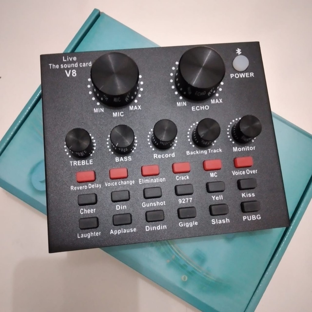 Jual SOUNDCARD V8S LIVE BROADCAST - SOUND CARD V8 S - MIXER V8 | Shopee ...