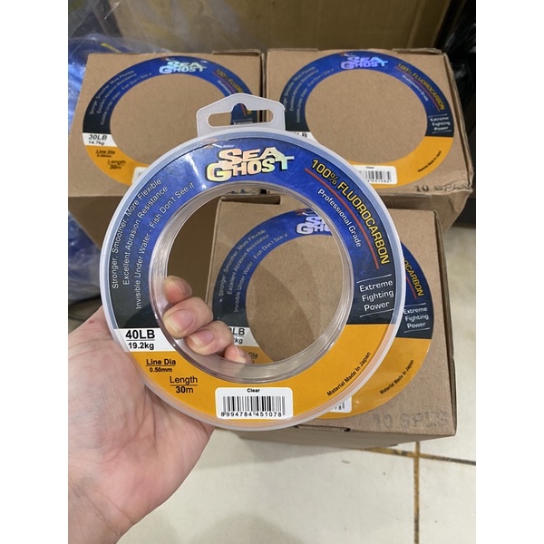 Jual Leader Sea Ghost kamikaze 100% Flourocarbon | Shopee Indonesia