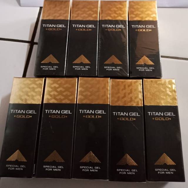 Jual Promo TItan Gel Gold Asli Original Besar Kuat Tahan Lama Made In ...
