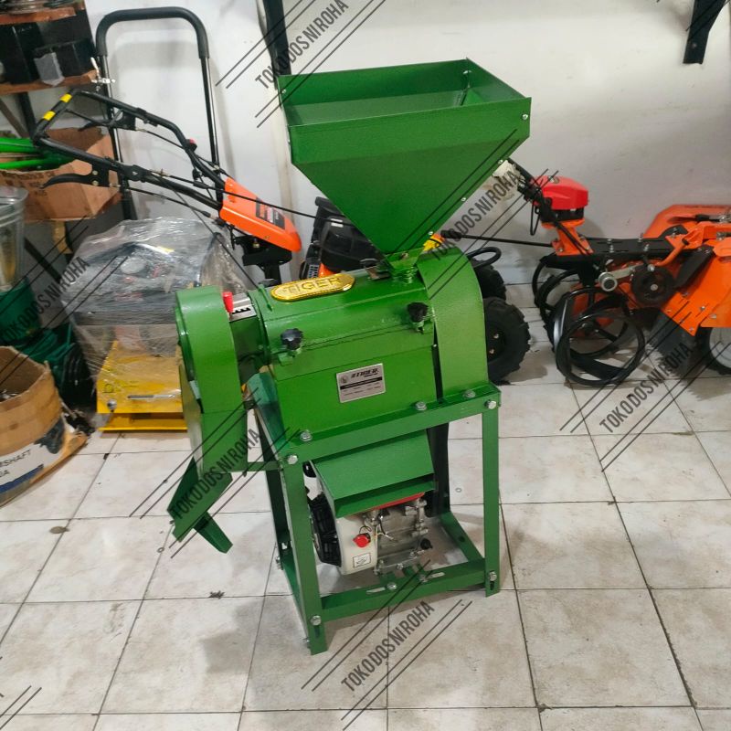Jual Mesin Selep Giling Padi Polysher TMH-350 Komplit Mesin 8HP Bensin ...