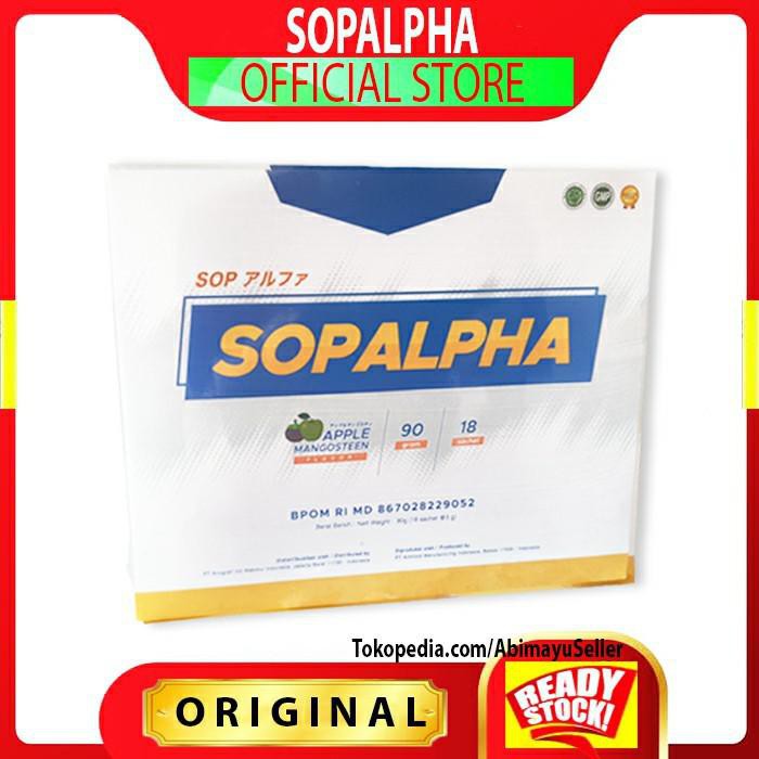 Jual SALE!! SOP ALPHA BIOBOOST OFFICIAL BIO BOOST 1 BOX ISI 18 SACHET ...