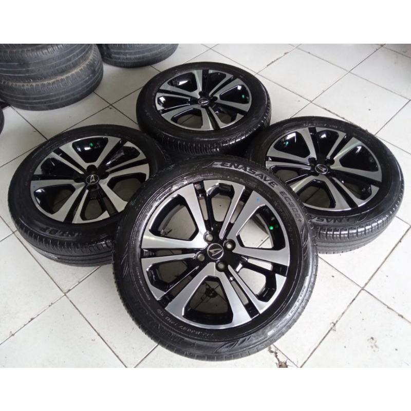 Jual velg mobil bekas oem Rocky Ring 17 h4x100 + Ban Dunlop 205 60 r17 ...