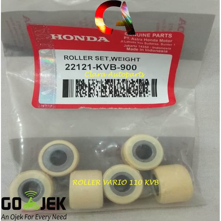 Jual ROLLER VARIO 110 ROLLER VARIO BEAT FI F1 KVB SET ROLER VARIO | Shopee Indonesia