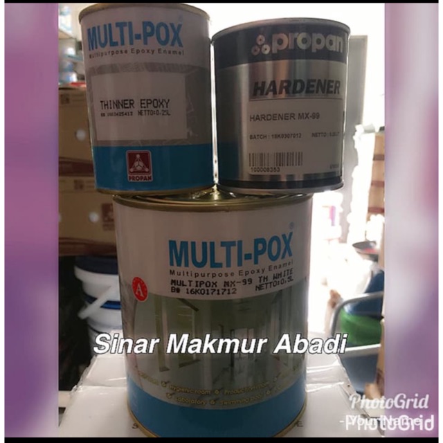 Jual Multipox Propan MX-99 CAT EPOXY MULTIPURPOSE 3 KOMPONEN CAT KOLAM ...