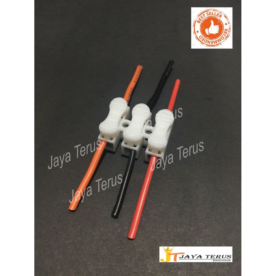 Jual Quick Connect 3 Wire Connector Spring Terminal Sambungan Kabel ...